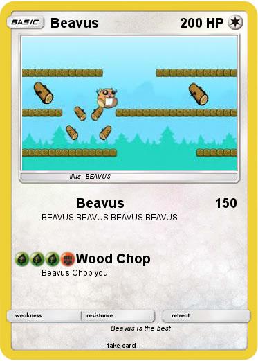 Pokémon Beavus 5 5 - Beavus - My Pokemon Card