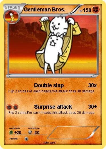 Pokémon Gentleman Bros - Double slap - My Pokemon Card