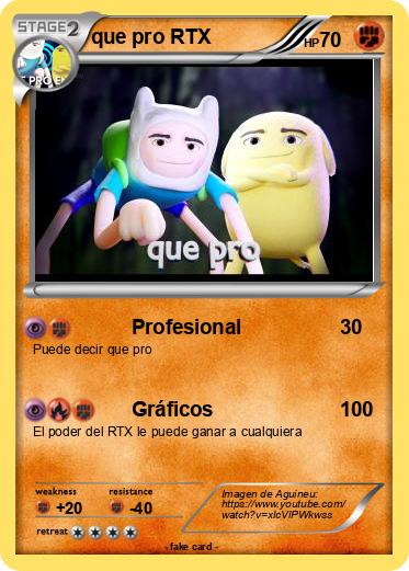 Pokémon que pro RTX - Profesional - My Pokemon Card