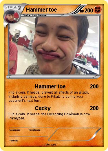 Pokémon Hammer toe - Hammer toe - My Pokemon Card