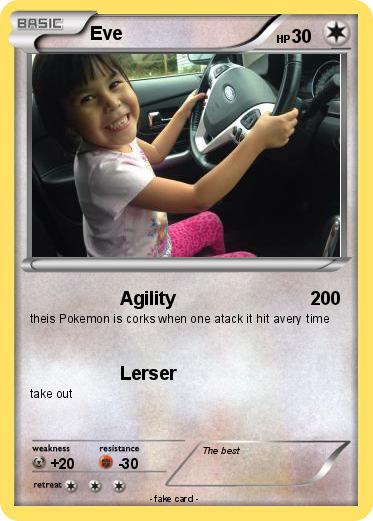 Pokémon Eve 145 145 - Agility - My Pokemon Card