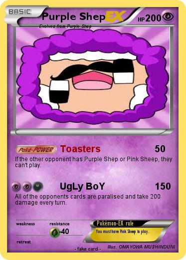 Pokémon Purple Shep 214 214 - Toasters - My Pokemon Card