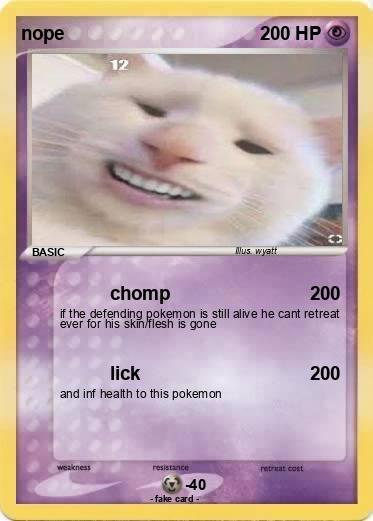 Pokémon nope 108 108 - chomp - My Pokemon Card