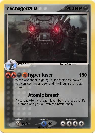 Pokémon mechagodzilla 171 171 - hyper laser - My Pokemon Card