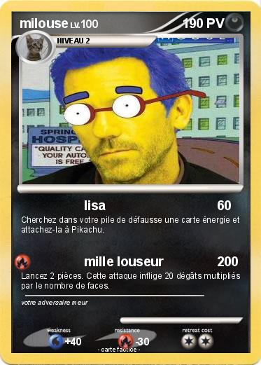 Pokémon milouse 7 7 - lisa - Ma carte Pokémon