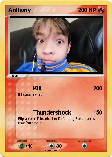 Pokémon Anthony 1195 1195 - Kill - My Pokemon Card