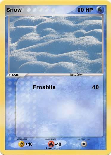 Pokémon Snow 973 973 - Frosbite - My Pokemon Card