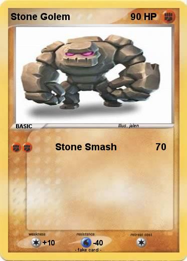 Pokémon Stone Golem 5 5 - Stone Smash - My Pokemon Card