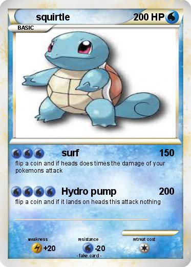 Pokémon squirtle 786 786 - surf - My Pokemon Card