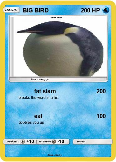 Pokémon BIG BIRD 126 126 - fat slam - My Pokemon Card