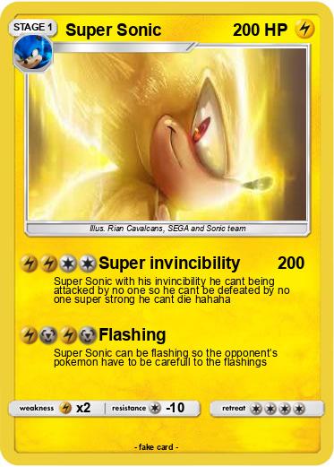Pokémon Super Sonic 3452 3452 - Super invincibility - My Pokemon Card