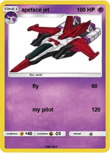 Pokémon apeface jet - fly - My Pokemon Card