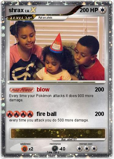 Pokémon shrax - blow - My Pokemon Card