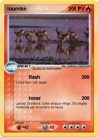 Pokémon tournike 1 1 - flash - Ma carte Pokémon