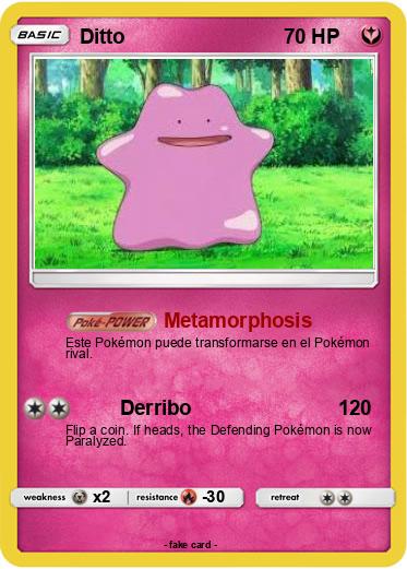 Pokémon Ditto 967 967 - Metamorphosis - My Pokemon Card
