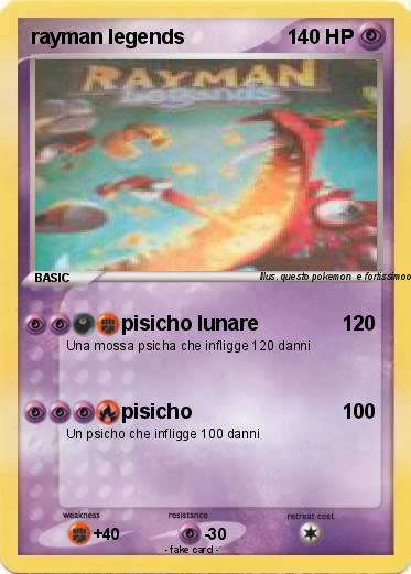 Pokémon rayman legends 1 1 - pisicho lunare - My Pokemon Card