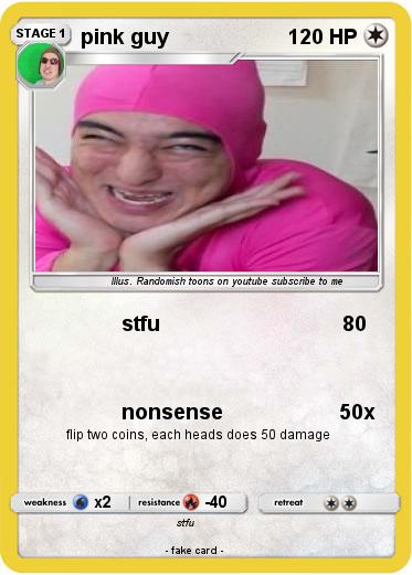 Pokémon pink guy 134 134 - stfu - My Pokemon Card