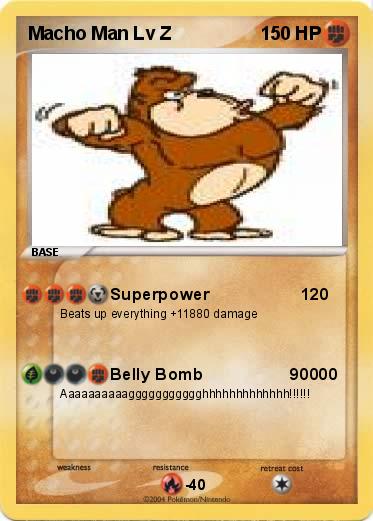 Pokémon Macho Man Lv Z - Superpower 120 - My Pokemon Card