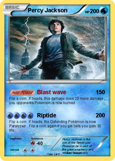 Pokémon Percy Jackson 517 517 - Blast wave - My Pokemon Card