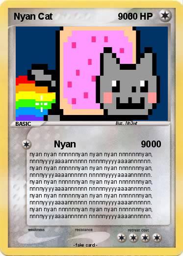 Pokémon Nyan Cat 900 900 - Nyan 9000 - My Pokemon Card