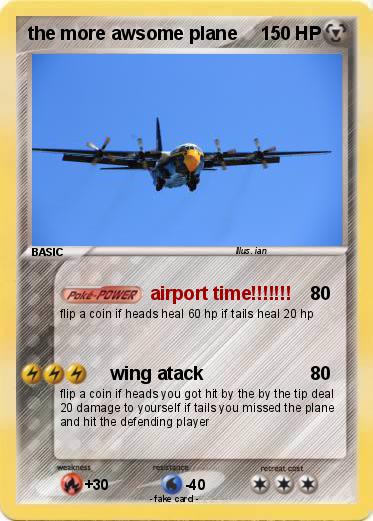 Pokémon the more awsome plane - airport time!!!!!!! - My Pokemon Card