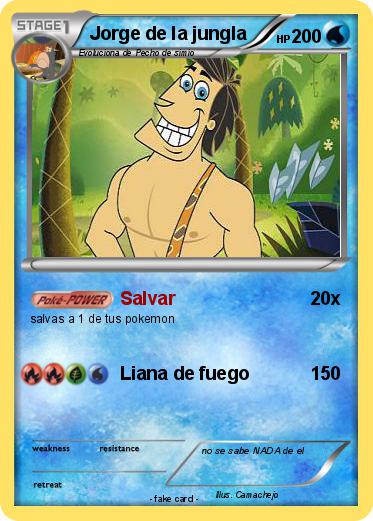 Pokémon Jorge de la jungla - Salvar - Mi carta pokémon