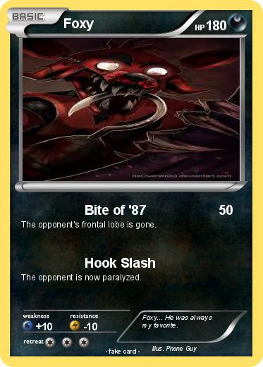Pokémon Foxy 691 691 - Bite of '87 - My Pokemon Card