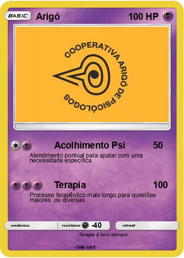 Pokémon Arigo - Acolhimento Psi - My Pokemon Card