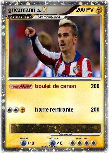 Pokémon griezmann 1 1 - boulet de canon - Ma carte Pokémon