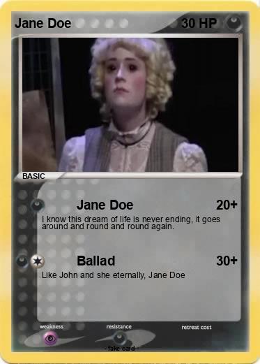 Pokémon Jane Doe 4 4 - Jane Doe - My Pokemon Card