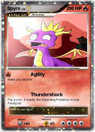 Pokémon Spyro 1057 1057 - Agility - My Pokemon Card