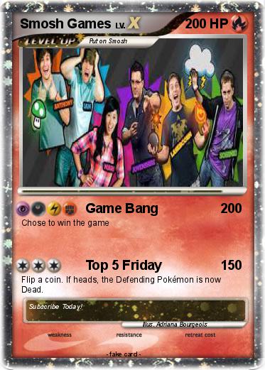 Pokémon Smosh Games 4 4 - Game Bang - My Pokemon Card