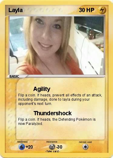 Pokémon Layla 80 80 - Agility - My Pokemon Card