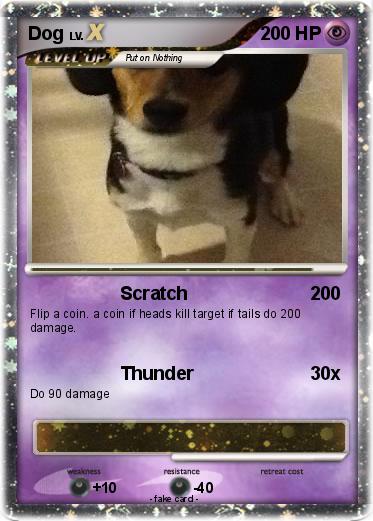 Pokémon Dog 1462 1462 - Scratch - My Pokemon Card