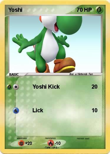 Pokémon Yoshi 2598 2598 - Yoshi Kick - My Pokemon Card