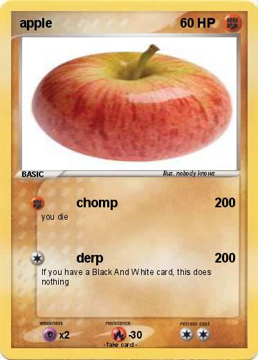 Pokémon apple 581 581 - chomp - My Pokemon Card