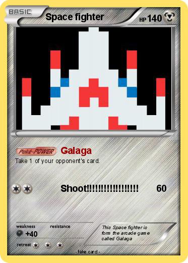 Pokémon Space fighter - Galaga - My Pokemon Card