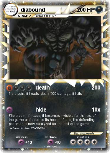 Pokémon diabound - death - My Pokemon Card