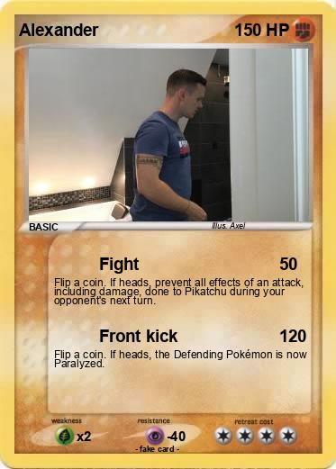 Pokémon Alexander 522 522 - Fight - My Pokemon Card