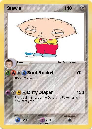 Pokémon Stewie 914 914 - Snot Rocket - My Pokemon Card