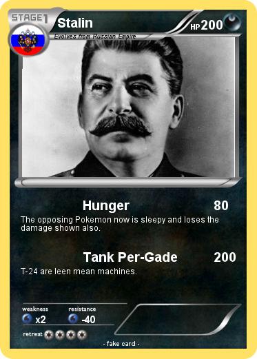 Pokémon Stalin 82 82 - Hunger - My Pokemon Card