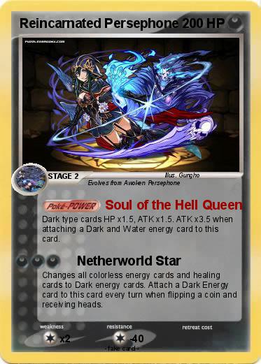 Pokémon Reincarnated Persephone - Soul of the Hell Queen - My Pokemon Card