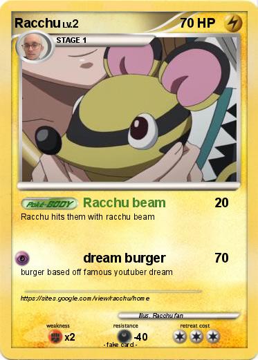 Pokémon Racchu - Racchu beam - My Pokemon Card