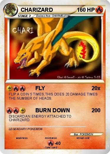 Pokémon CHARIZARD 2793 2793 - FLY - My Pokemon Card