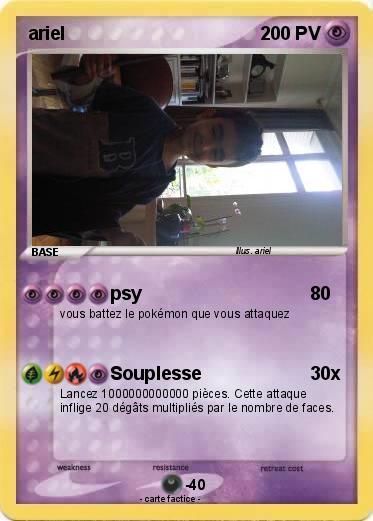 Pokémon ariel 30 30 - psy - Ma carte Pokémon