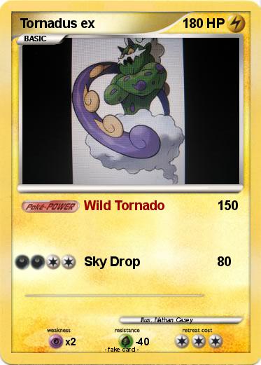 Pokémon Tornadus ex 13 13 - Wild Tornado - My Pokemon Card