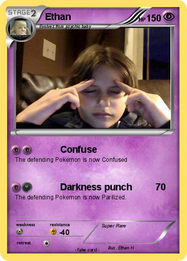 Pokémon Ethan 542 542 - Confuse - My Pokemon Card