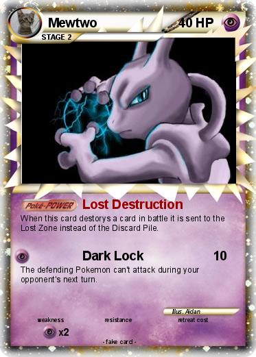 Pokémon Mewtwo 2737 2737 - Lost Destruction - My Pokemon Card