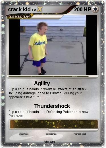 Pokémon crack kid 19 19 - Agility - My Pokemon Card