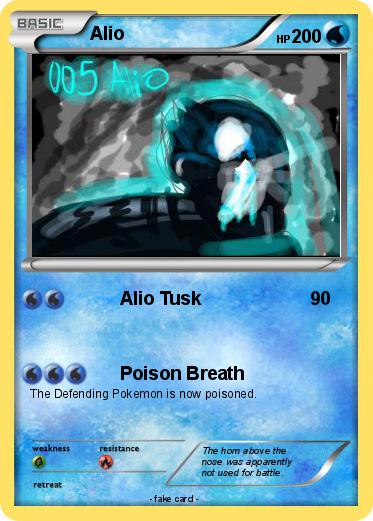 Pokémon Alio 2 2 - Alio Tusk - My Pokemon Card